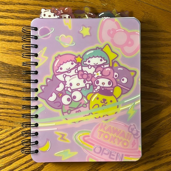 Sanrio | Office | Hello Kitty Kawaii Tokyo 5 Tab Notebook Journal Stickers Nwt | Poshmark